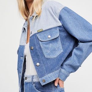 Free People | Jackets & Coats | Wrangler X Peter Max Railroad Denim ...